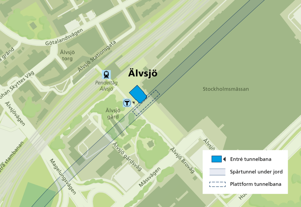 Nya tunnelbanan – The Yellow Line to Älvsjö